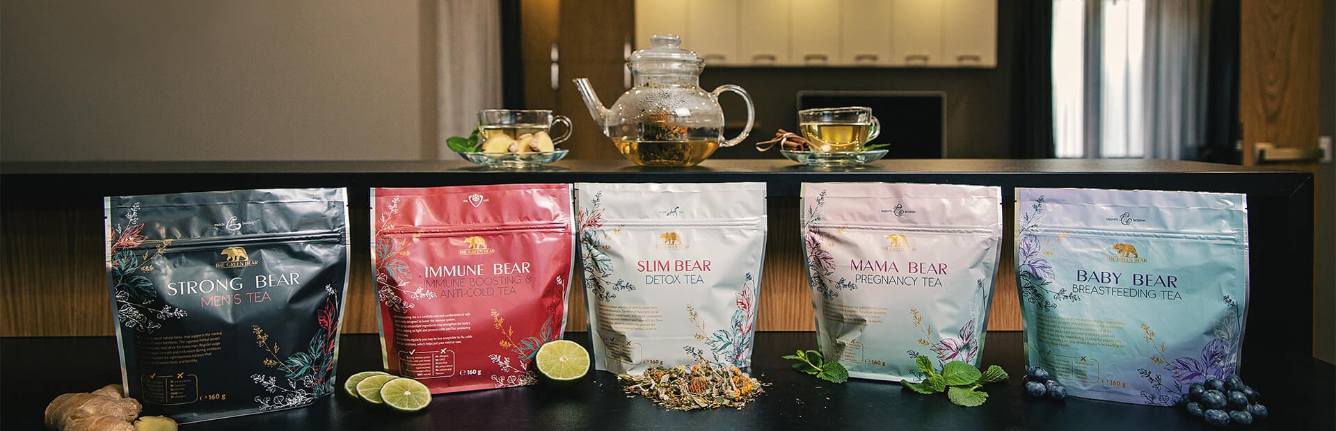 Amazon.co.uk: The Green Bear: NATURAL HERBAL TEAS