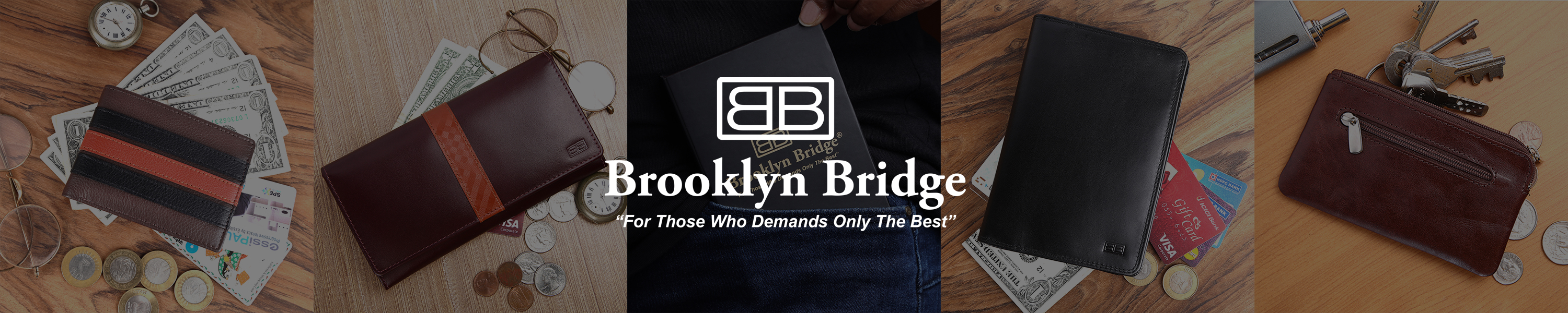 Amazon.in: Brooklyn Bridge®️: Minimalist Card Holder Wallets