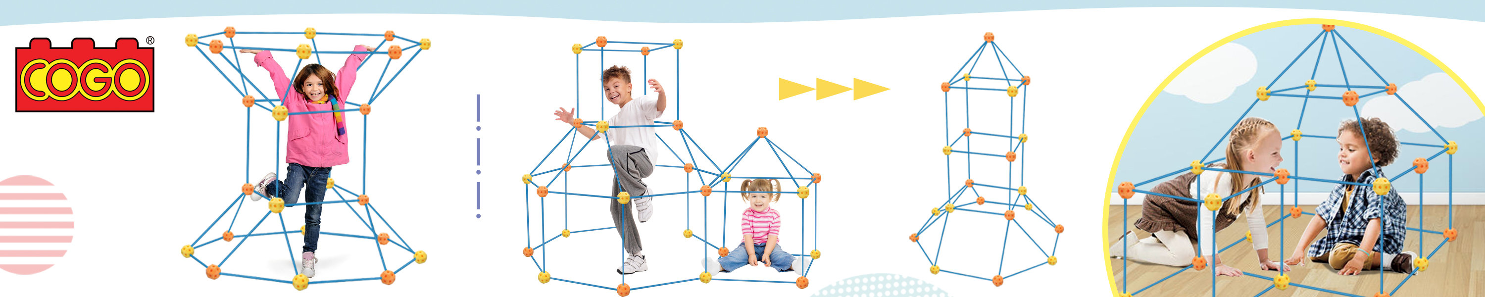 Amazon.co.uk: COGO: FORT BUILDING KIT