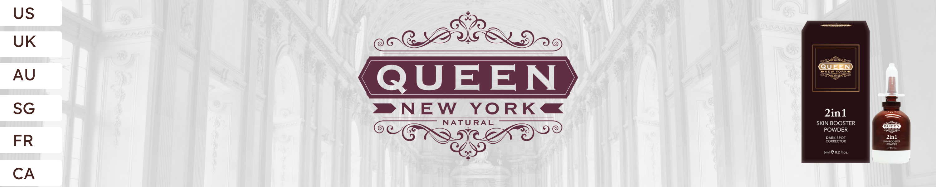 Amazon.co.uk: QUEEN NATURAL NEW YORK: QUEEN 2in1 Skin Powder