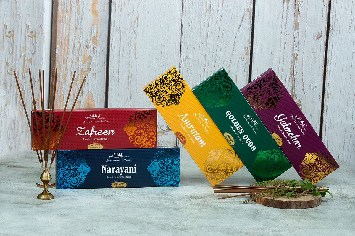 Amazon.in: Shah Fragrances: Velvet Collection Premium Incense Sticks