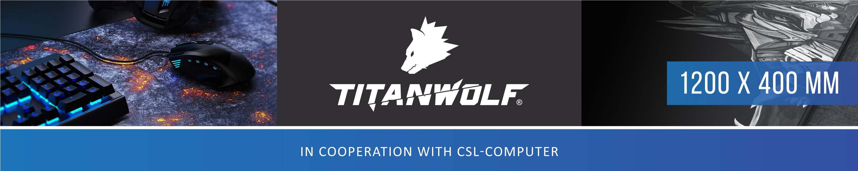 Amazon.co.uk: Titanwolf: 1200 x 400 mm