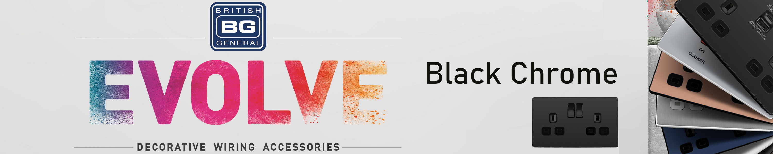 Amazon.co.uk: BG Electrical (British General): Black Chrome