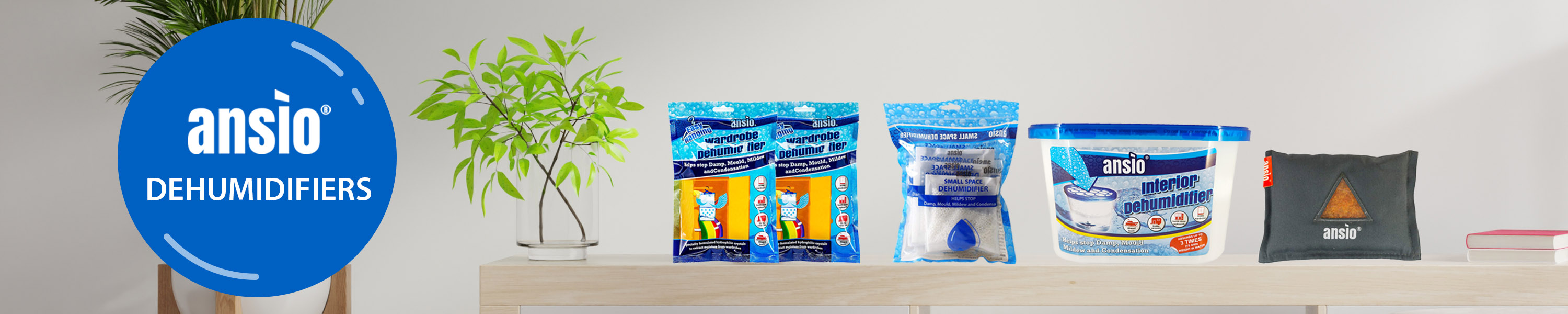 Amazon.co.uk: ANSIO Products: Chemical Dehumidifiers