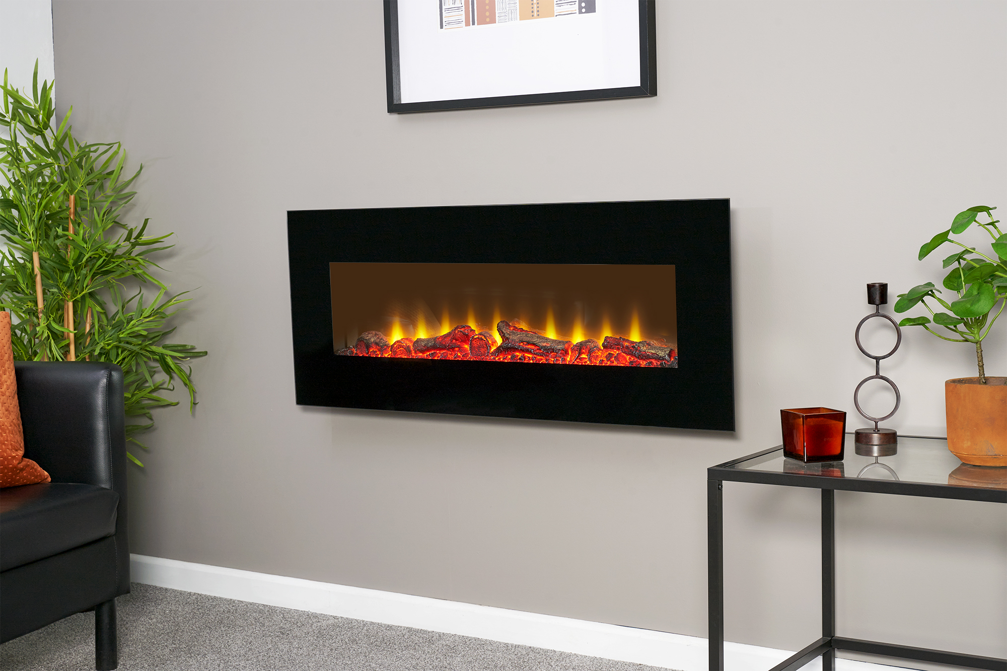 Amazon.co.uk: Sureflame: Electric Wall Mounted Fires
