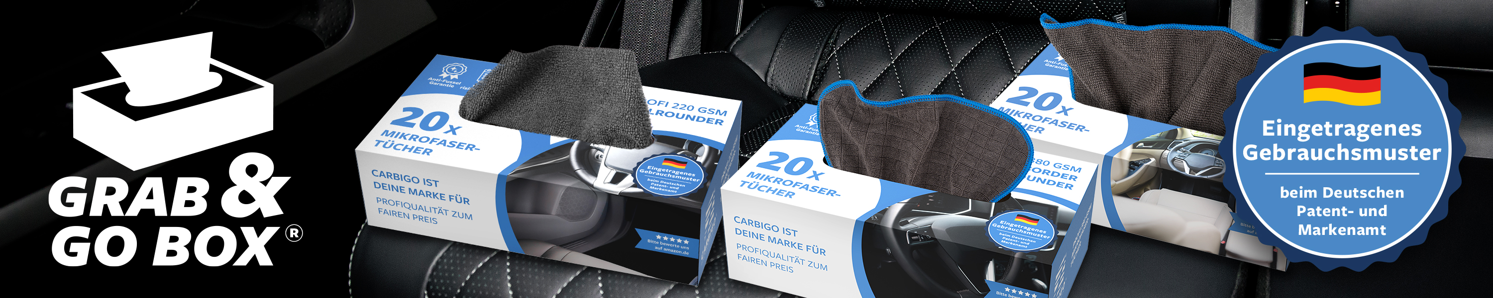 Amazon.co.uk: Carbigo: GRAB & GO BOX®