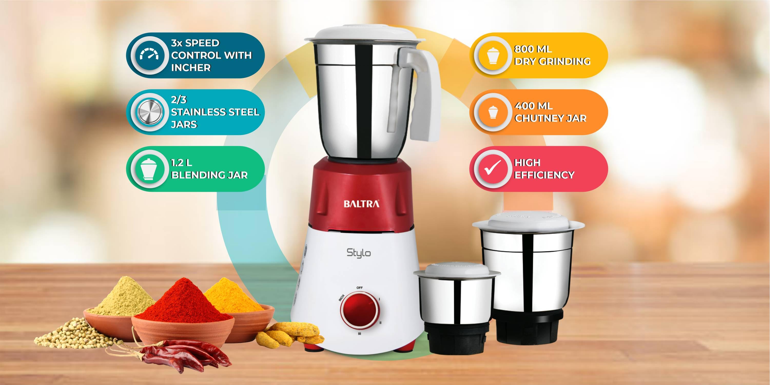 Amazon.in: Baltra: Mixer Grinder