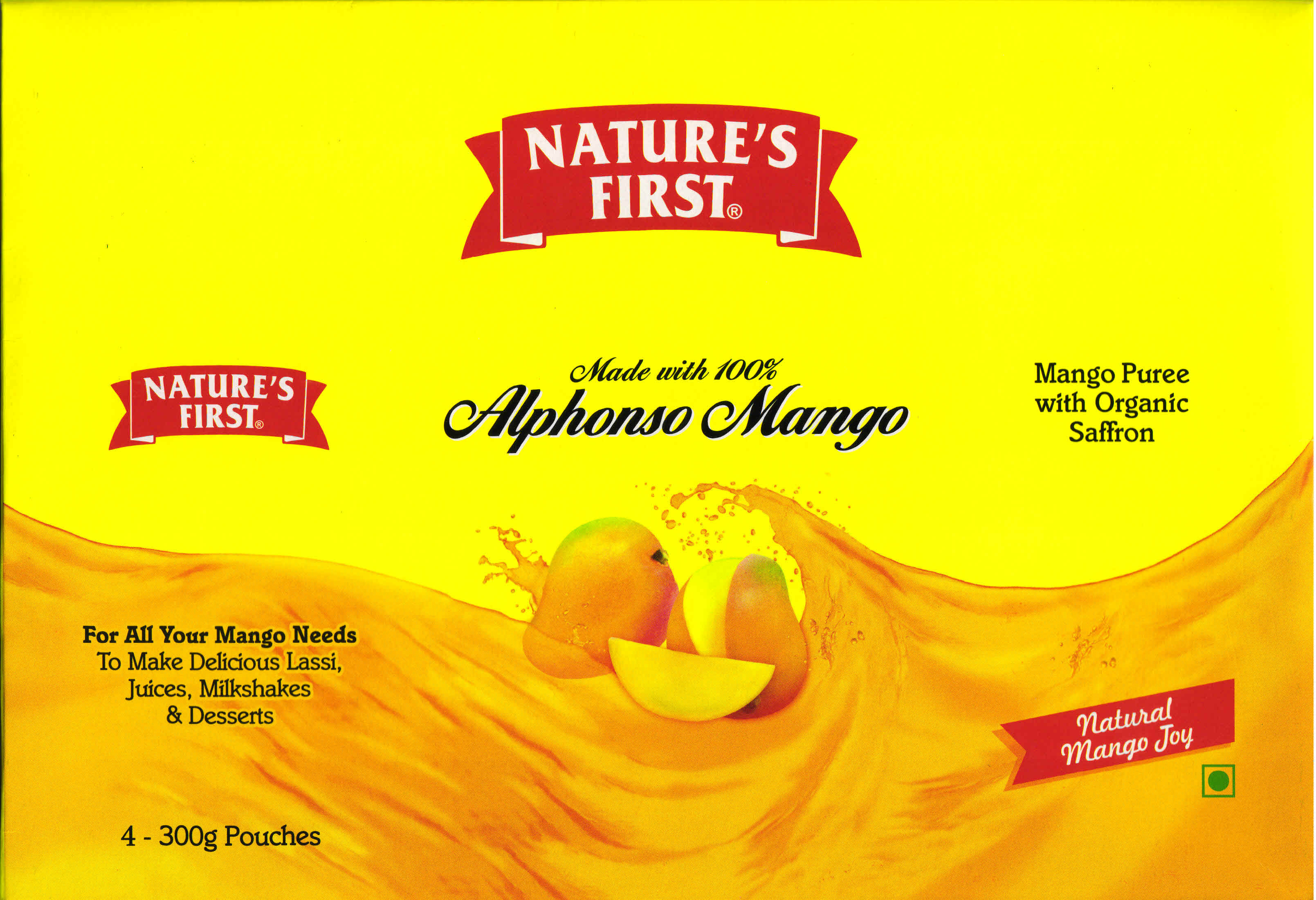 Amazon.in: Nature's First: Alphonso Mango Pulp/ Puree 1.5 Kgs- Pouch