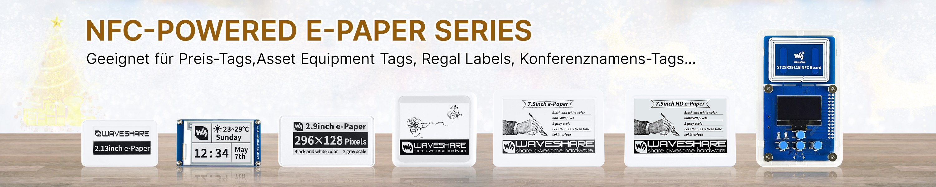 Amazon.de: Waveshare: NFC E-paper Display