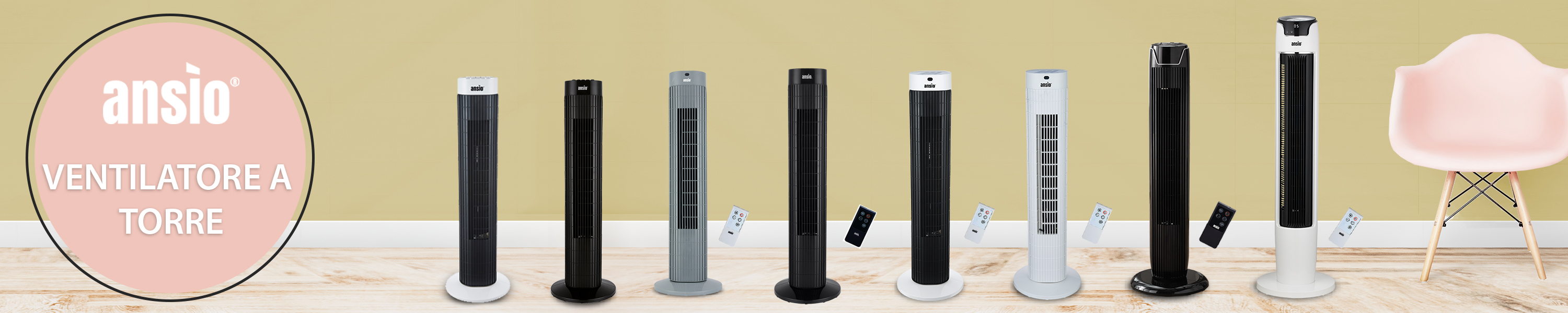 Amazon.it: ANSIO: Ventilatori torre