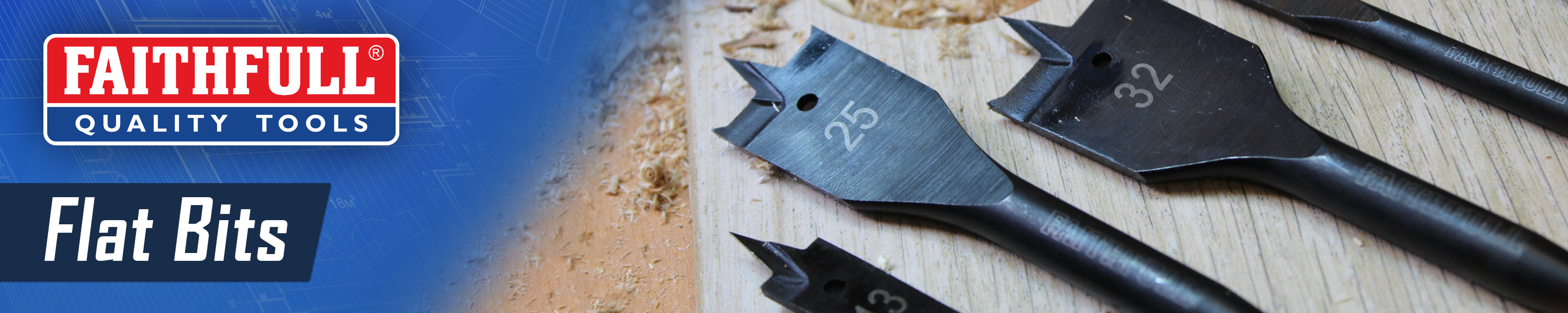 Amazon.co.uk: Faithfull Tools: Flat Bits