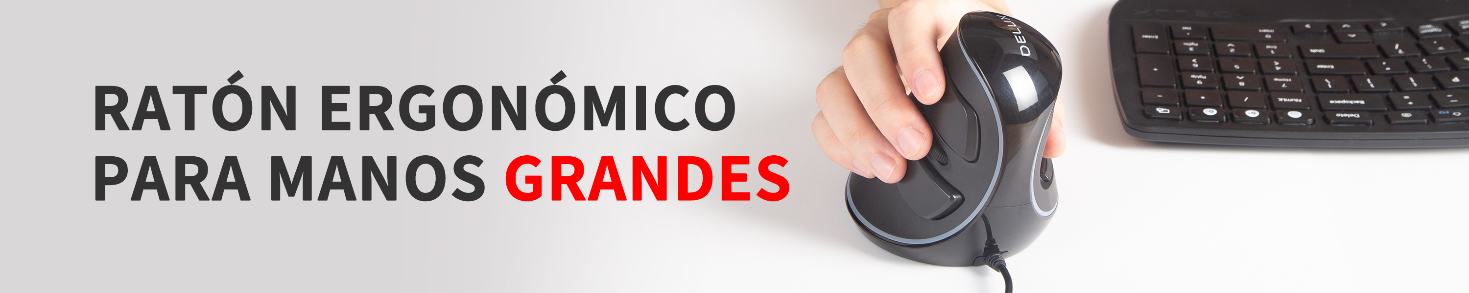 Amazon.es: DELUX: Ratón Ergonómico para Mano Grande