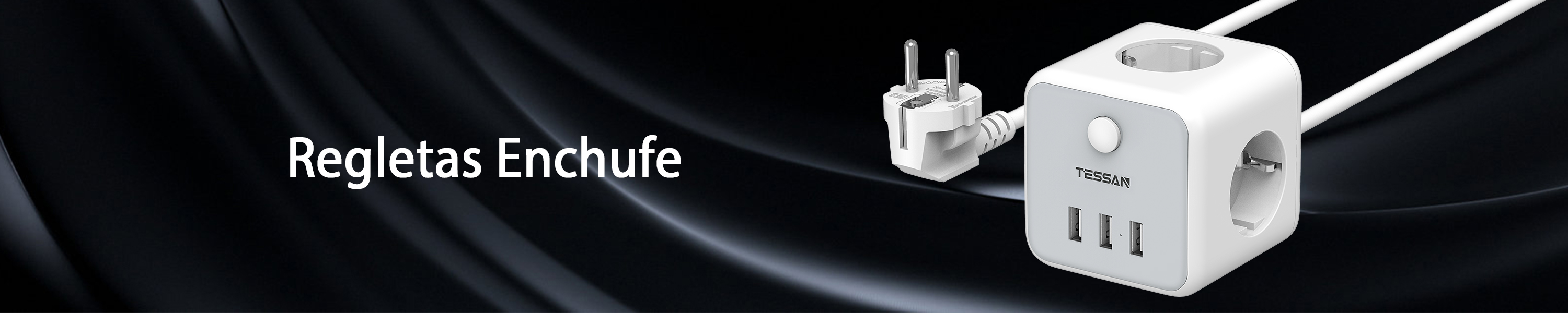 Amazon.es: TESSAN: Regletas enchufe