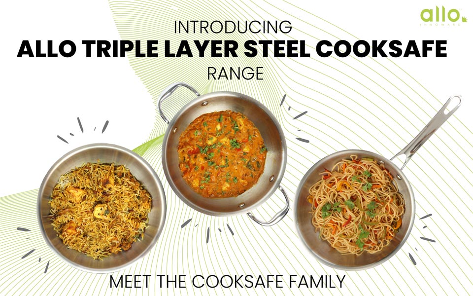 Amazon.in: ALLO INNOWARE: STAINLESS STEEL TRIPLY COOKWARE
