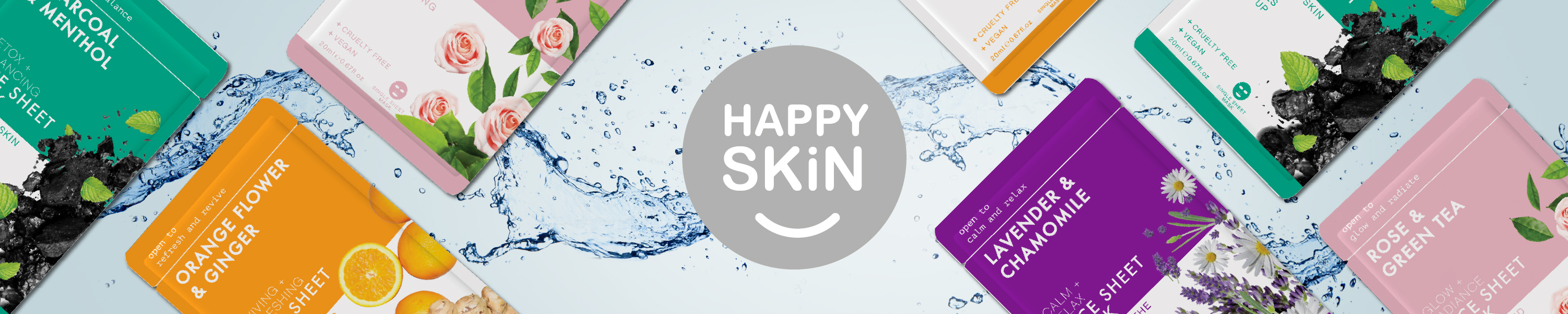 Amazon.co.uk: Happy Skin Face Sheet Mask