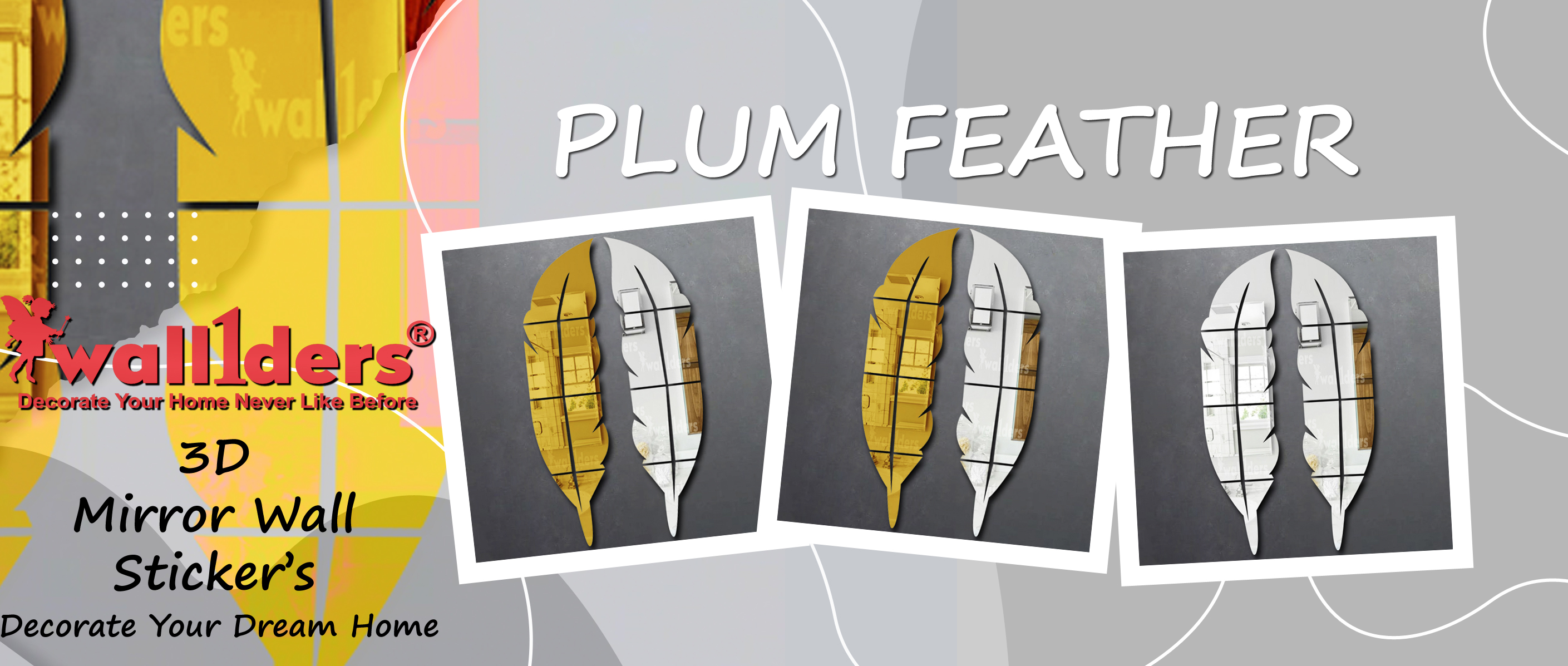 Amazon.in: Wall1ders: Plum Feather