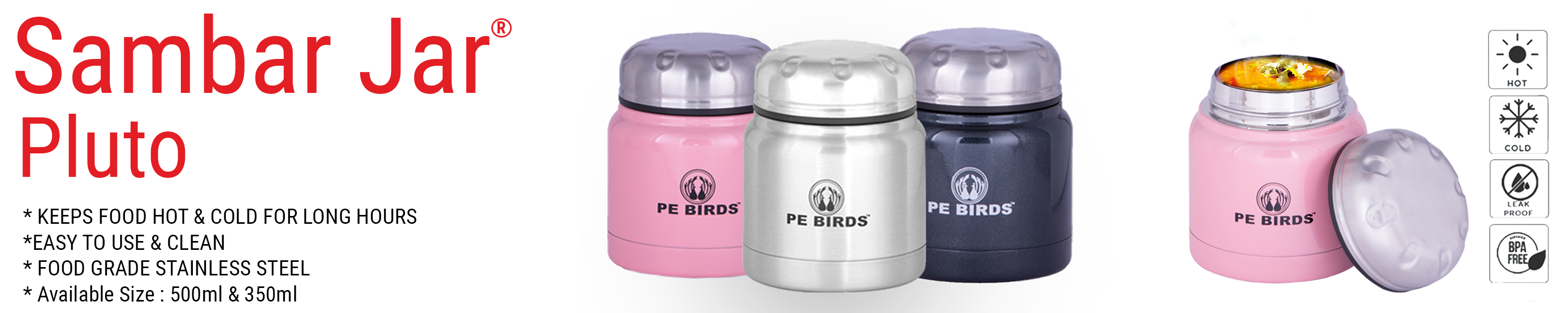 Amazon.in: PE BIRDS Sambar jar: Pluto