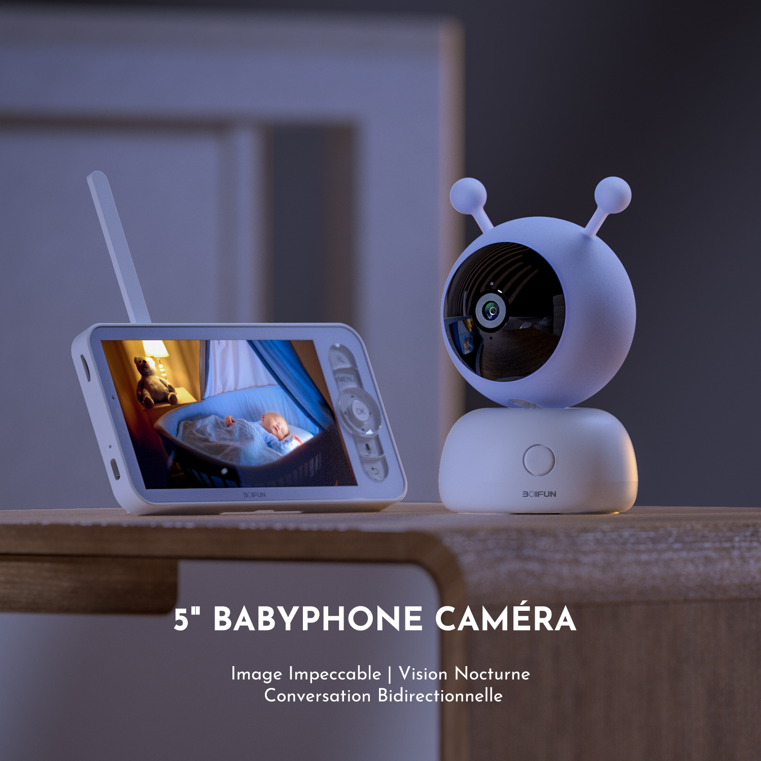 Amazon.fr: BOIFUN: Babyphone Caméra