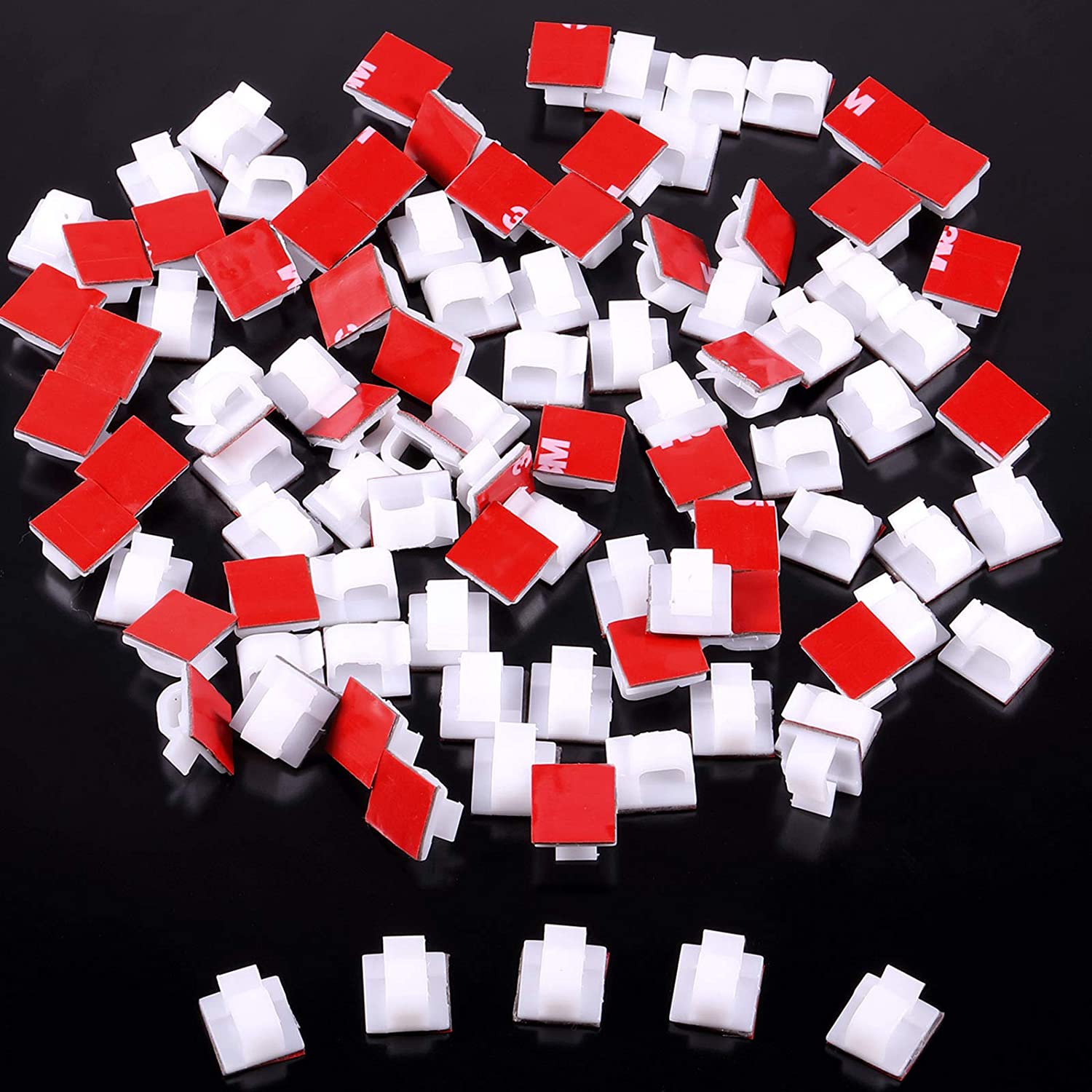 Amazon.co.uk: ELFCAM, the fiber specialist: Adhesive Cable Clips ...