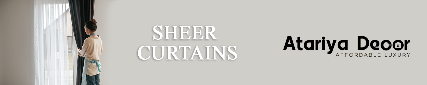 Amazon.in: Atariya Decor: Sheer Curtain