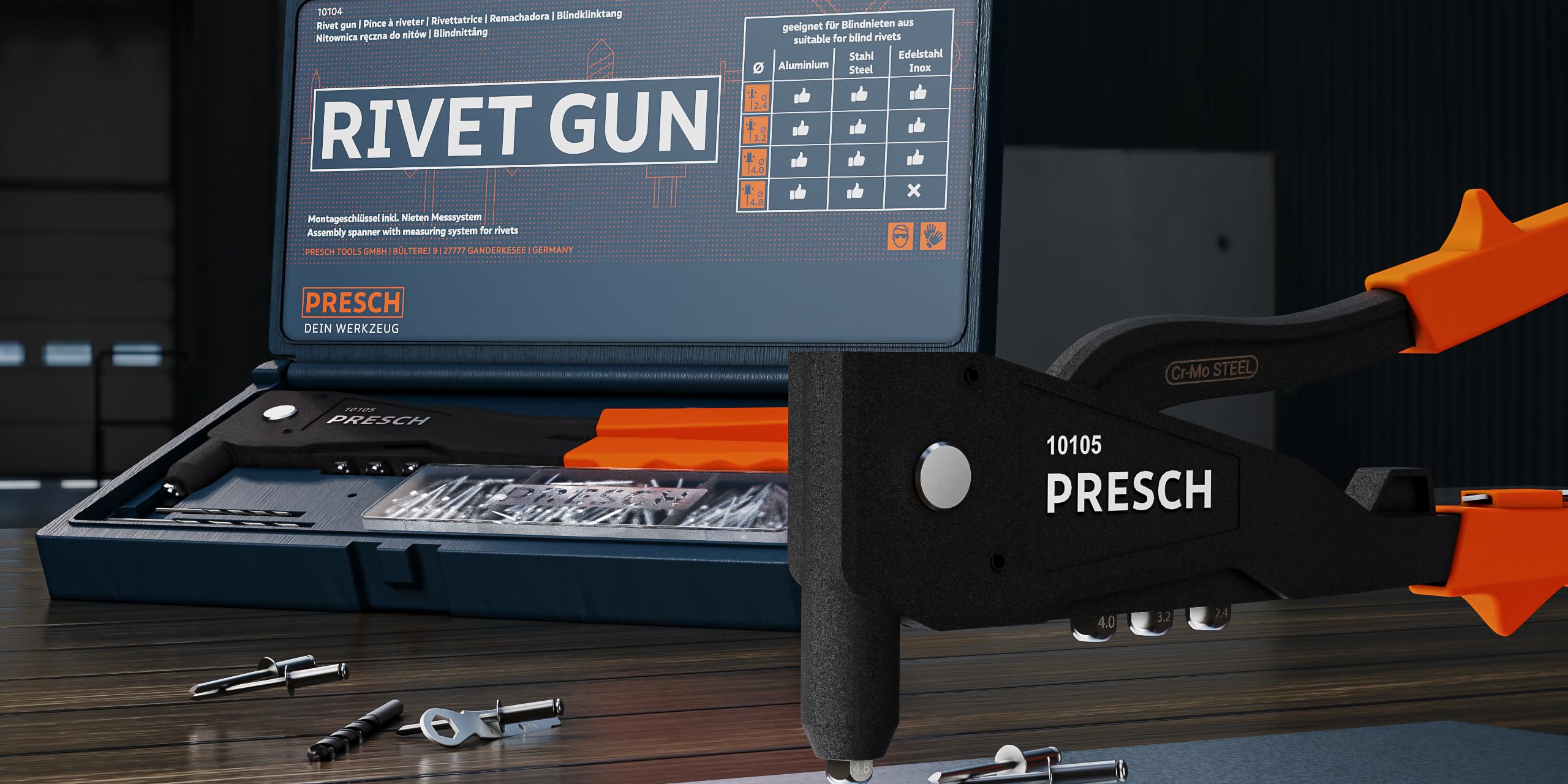 Amazon.co.uk: PRESCH: Rivet guns