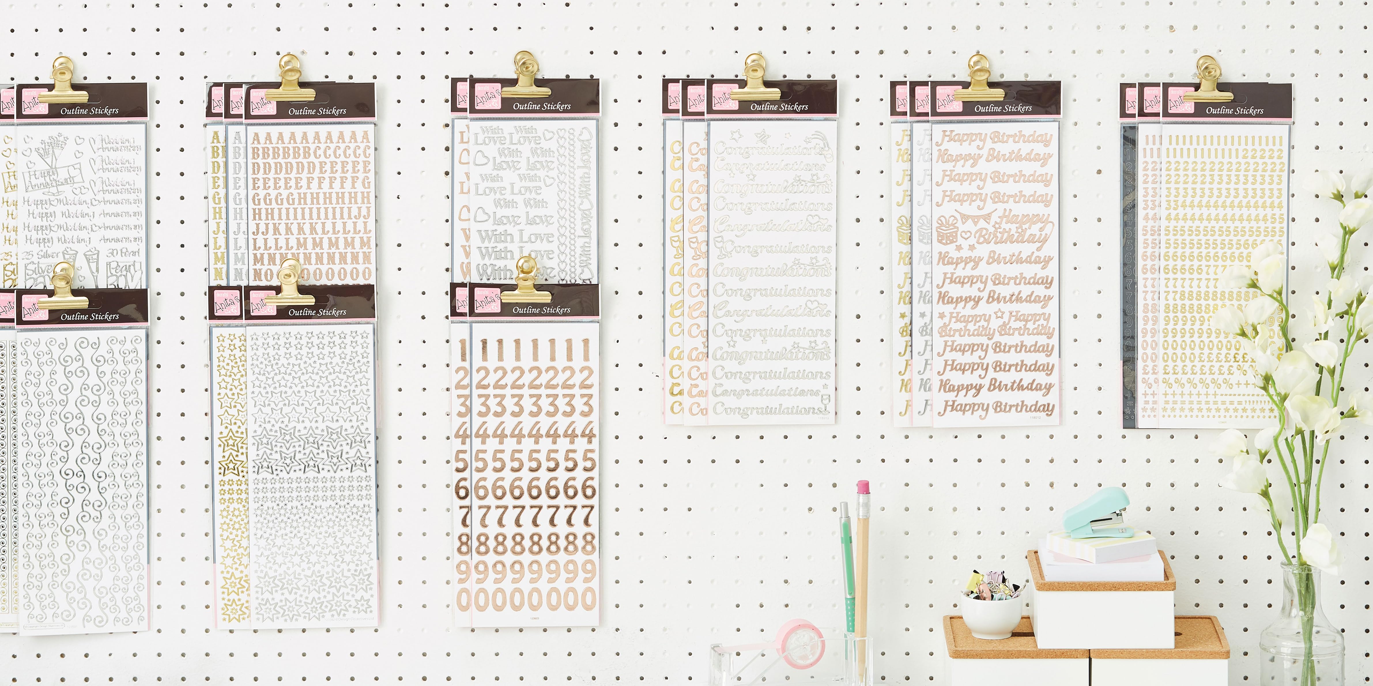 Amazon.co.uk: Anita's: Outline Stickers