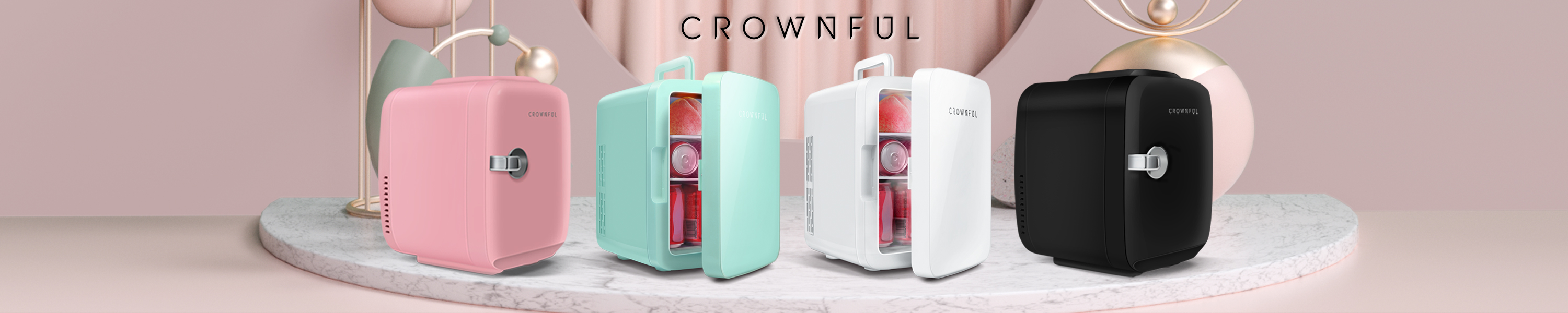 Amazon.co.uk: CROWNFUL: MINI FRIDGE