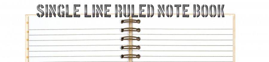 Amazon.in: RUSH NOTE BOOKS: Single Line Ruled (Hindi)