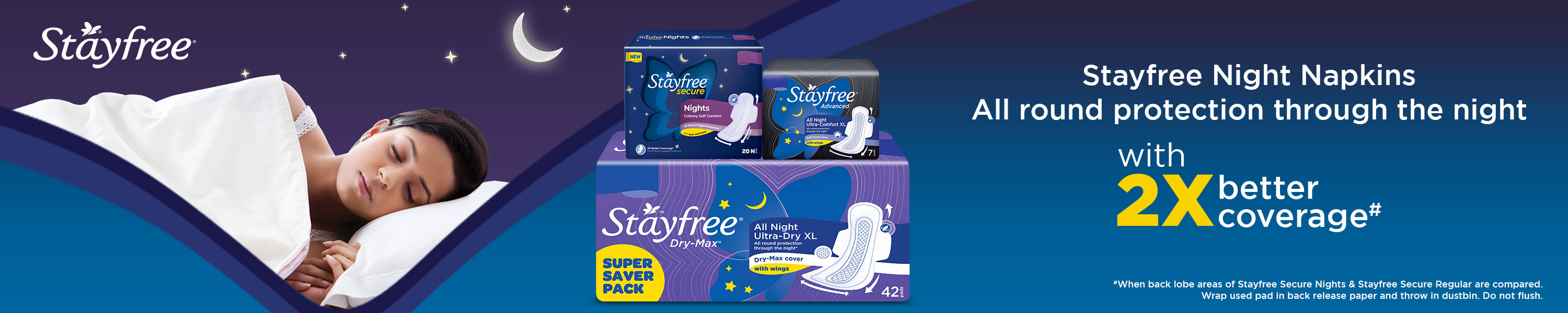 Amazon.in: Stayfree: Night Napkins
