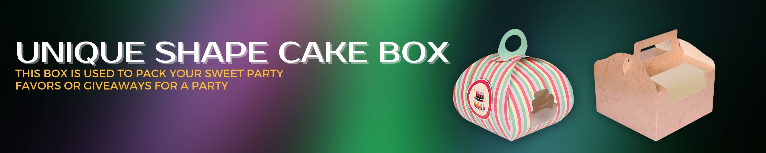 Amazon.in: Nice Packaging : Unique shape cake box