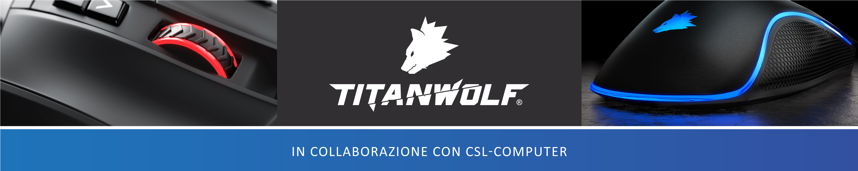 Amazon.it: Titanwolf: Mouse da gioco