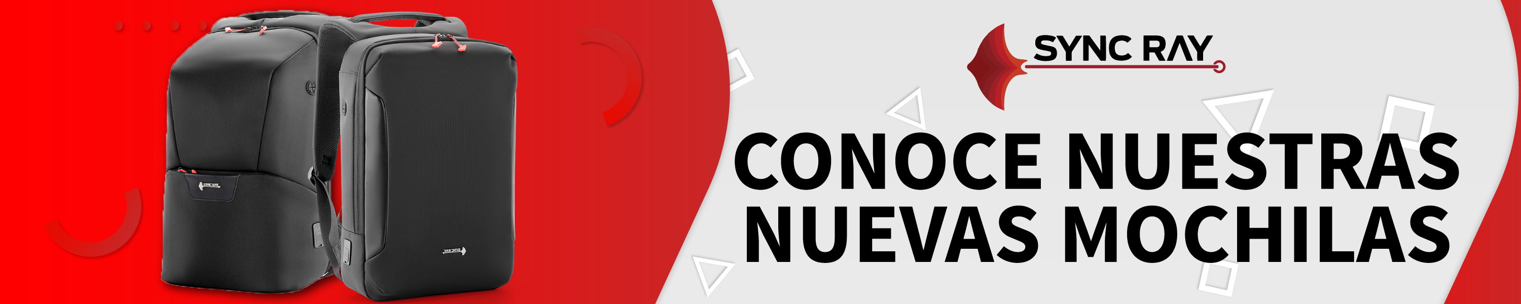 Amazon.com.mx: SYNC RAY : Mochilas