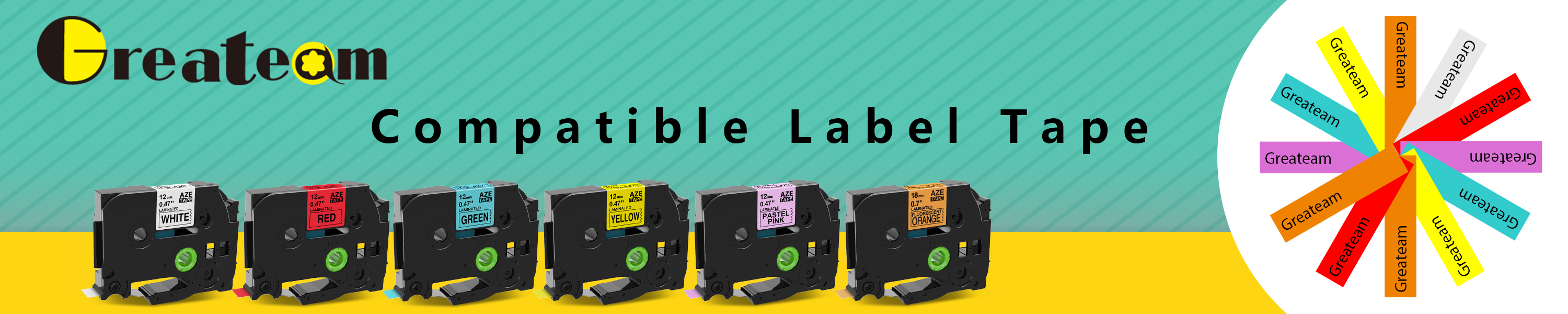 Amazon.ca: Greateam Compatible Label Tape: Replace Brother M Tape