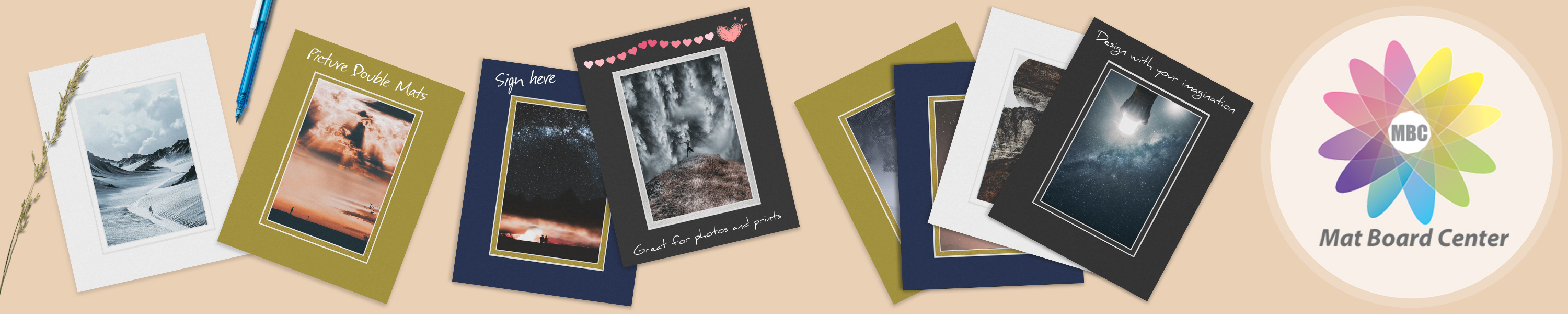 Amazon.com: Mat Board Center: double mat