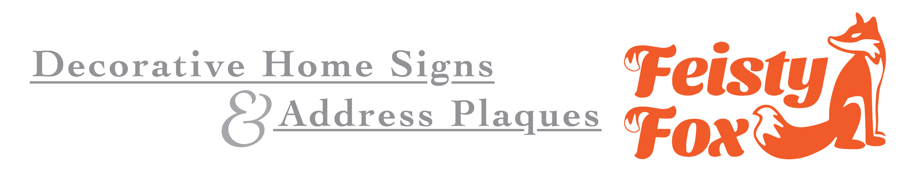 Amazon.com: Feisty Fox: Address Plaques