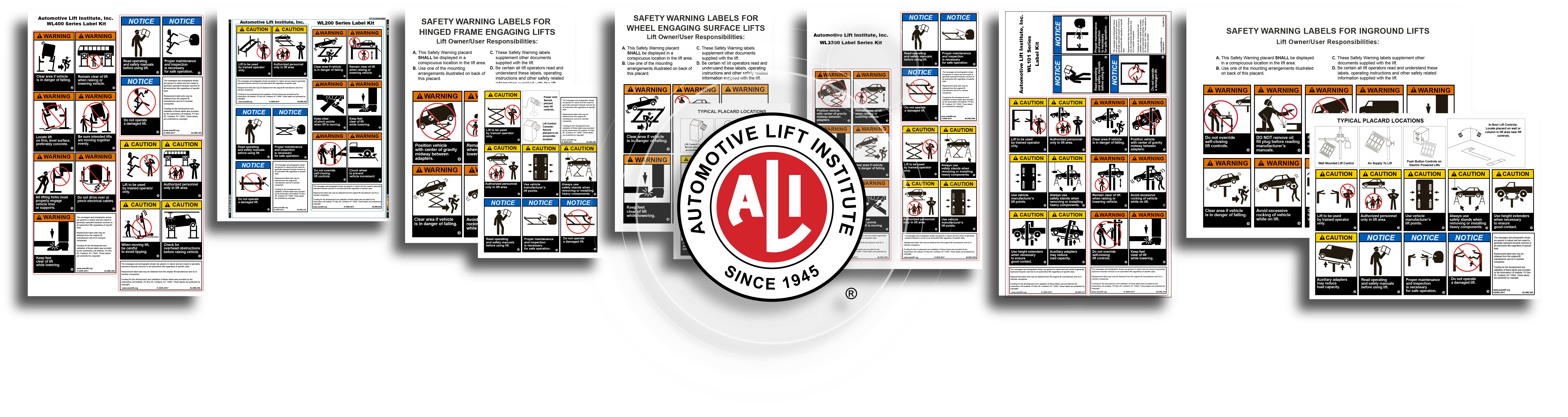 Amazon.com: Automotive Lift Institute : Replacement Warning Labels
