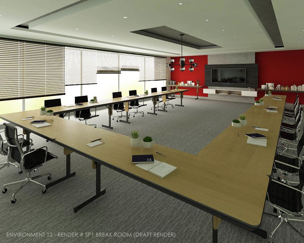 Amazon.com: Correll: Panel Leg Seminar Tables - Height Adjustable (HPL)