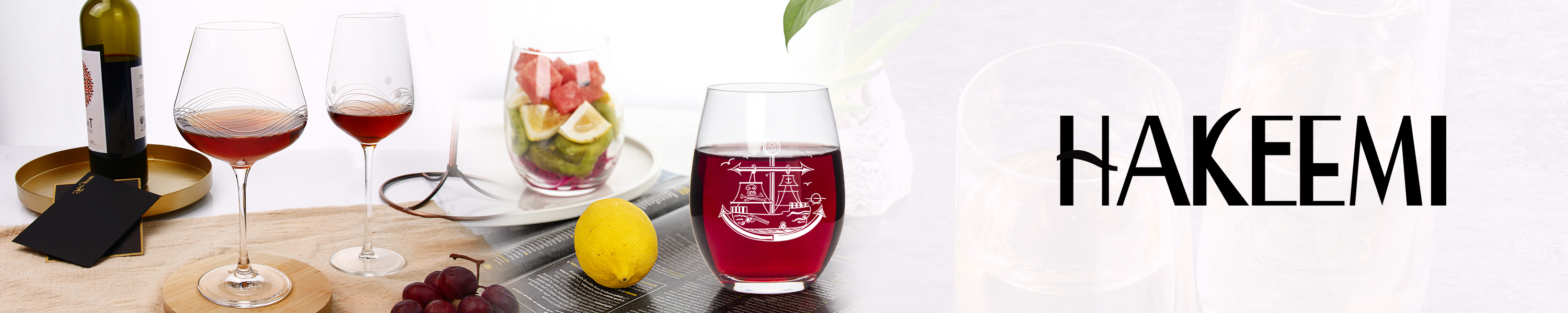 Amazon.com: HAKEEMI: WINE GLASSES