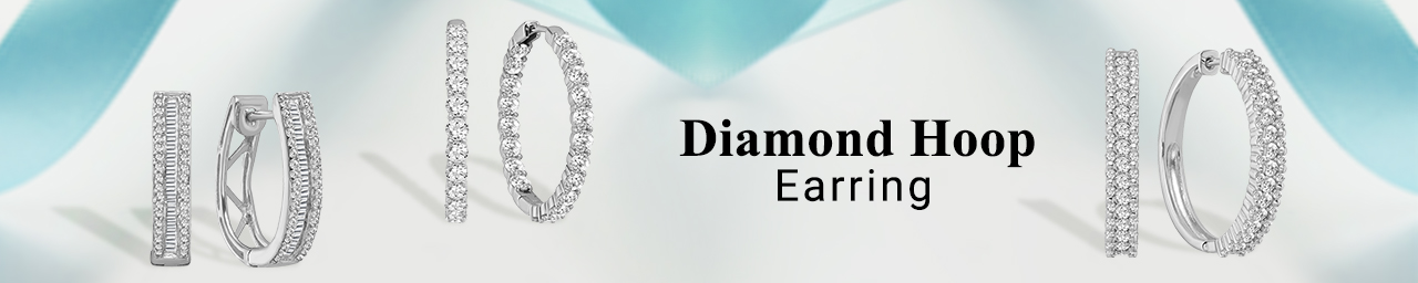 Amazon.com: Netaya: Diamond Hoop Earrings