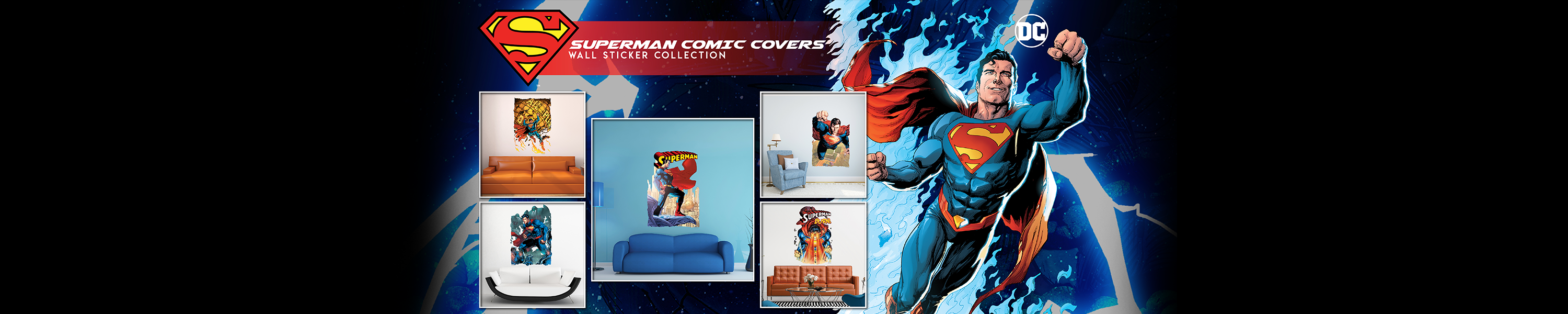 Amazon.com: Kismet Decals: Superman Comic Covers Collection