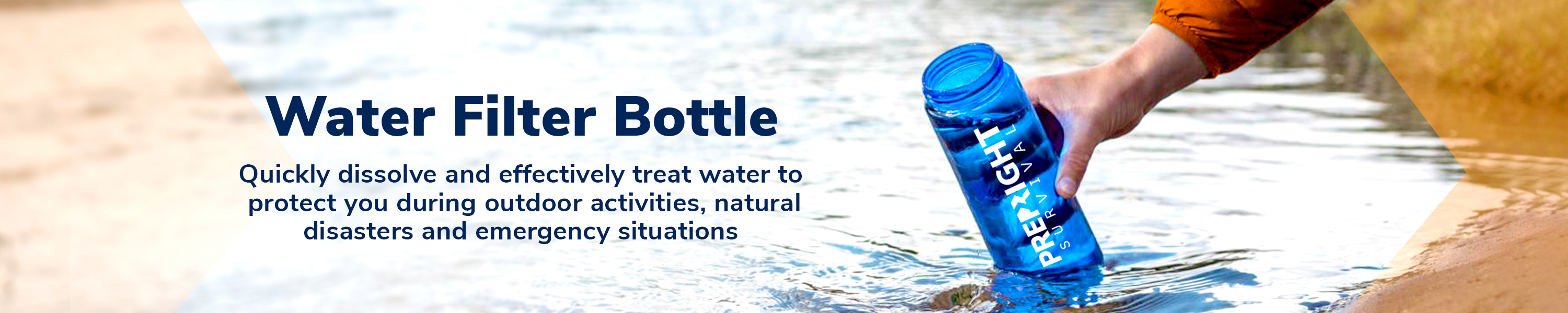 Amazon.com: Prep-Right Survival: Water Filter Bottle