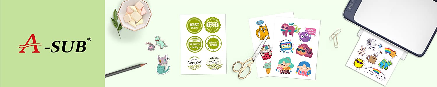 Amazon.ca: A-SUB: Sticker Paper