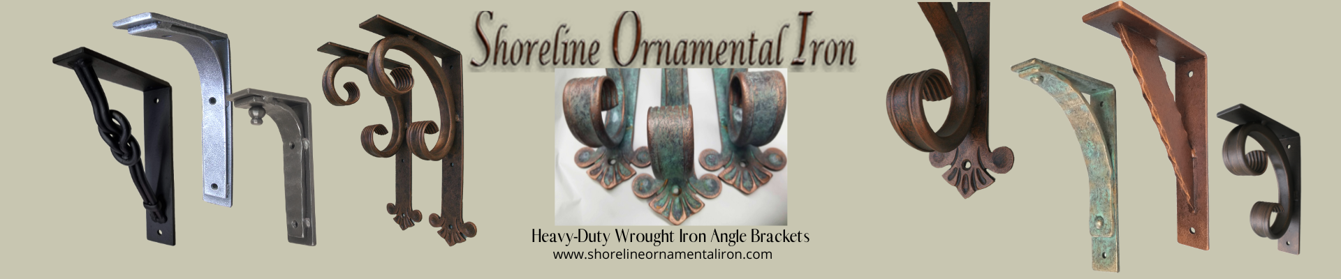 Amazon.com: Shoreline Ornamental Iron: All Decorative Iron Bracket Products