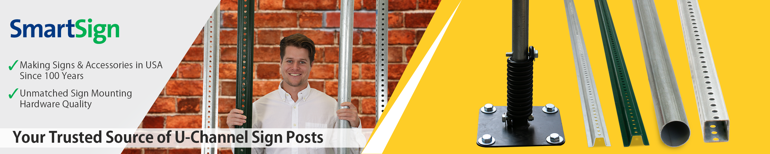 Amazon.com: SmartSign: U-Channel Sign Posts