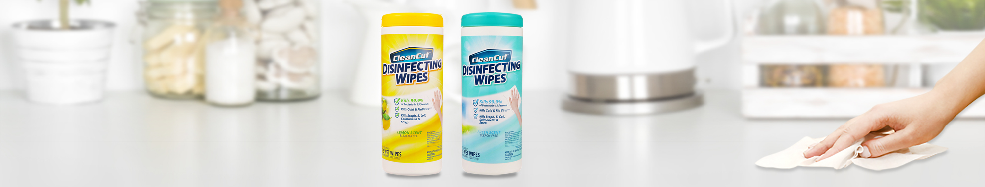 Amazon.com: Clean Cut Disinfecting Wipes: Lemon Scented Wipes