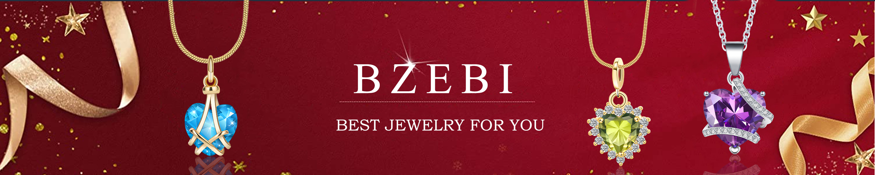 Amazon.com: BZEBI: LOVE HEART NECKLACE