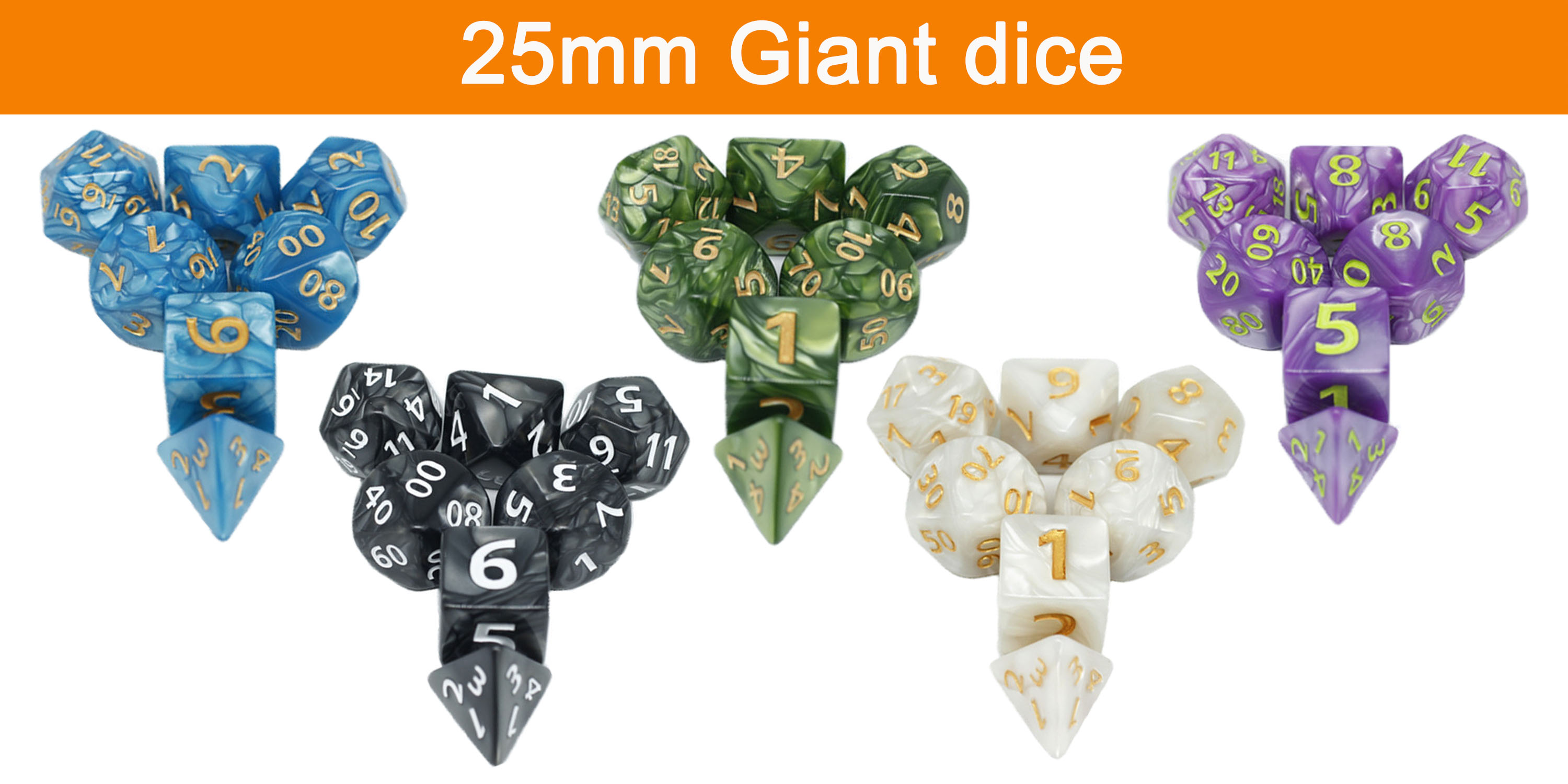 Amazon.com: Handan: 25MM GIANT DICE SET