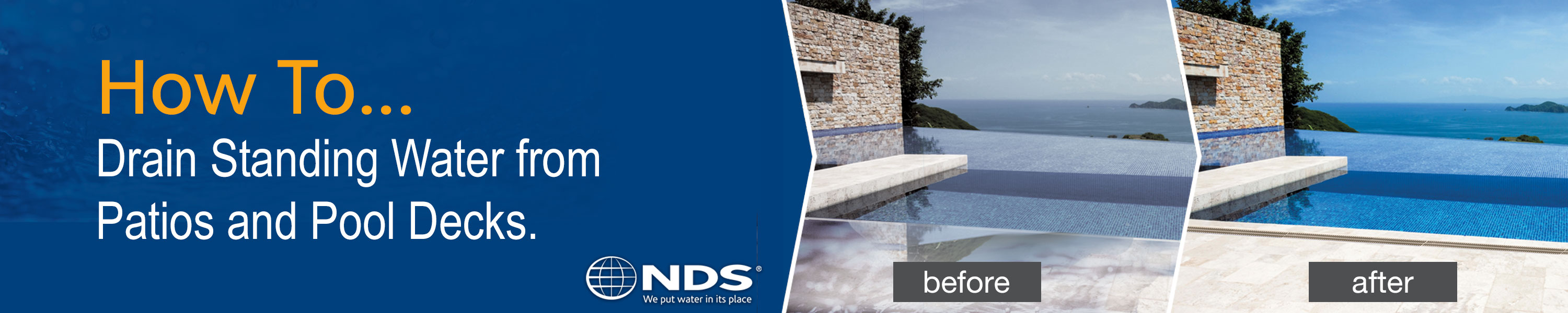 Amazon.com: NDS - Water Management : Water on Patios and Pool Decks