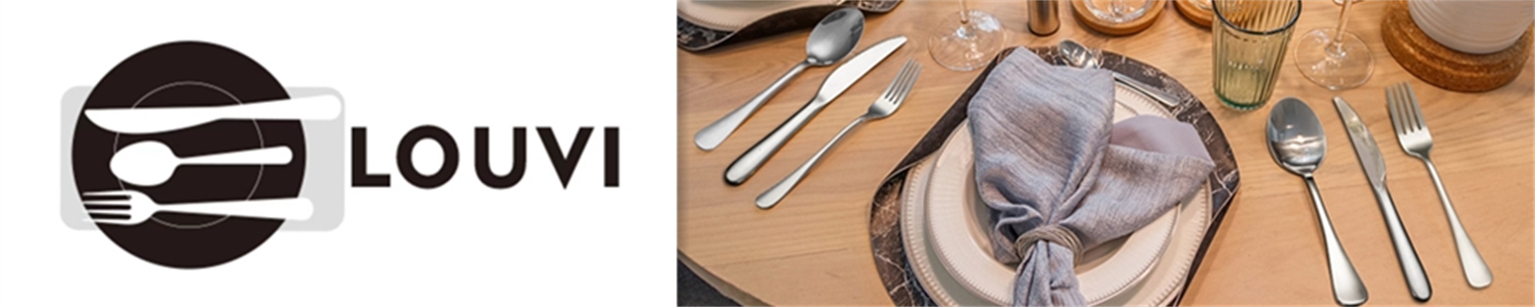 Amazon.com: LOUVI: LOUVI Tableware -12 Pieces