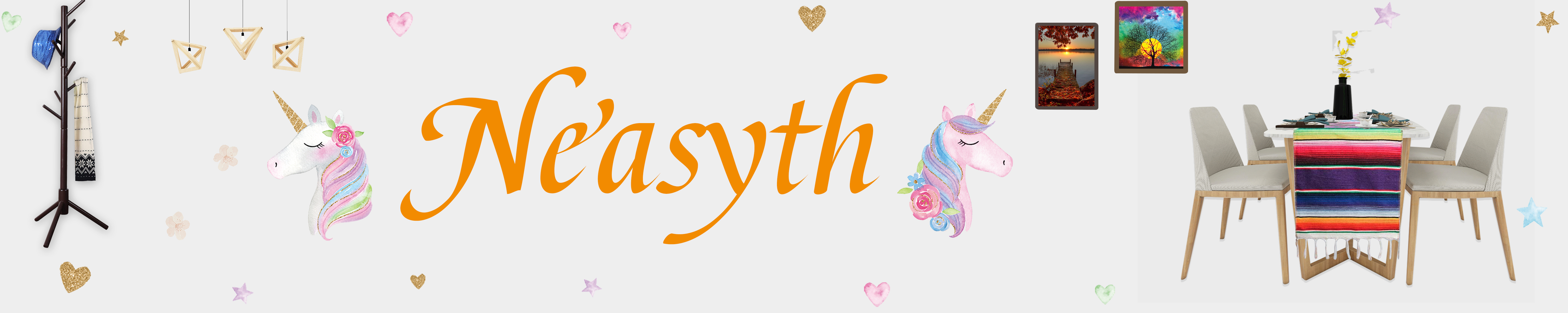 Amazon.com: Neasyth: Unicorn wall Decor